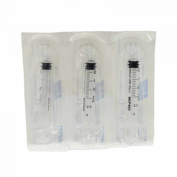 Jeringa de 3 cuerpos Nipro - YTSmed