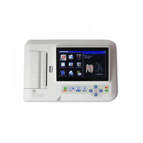 Electrocardiógrafo ECG600G digital de 6/3 canales - Ytsmed